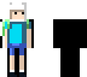 Adventure Time Finn | Minecraft Skins