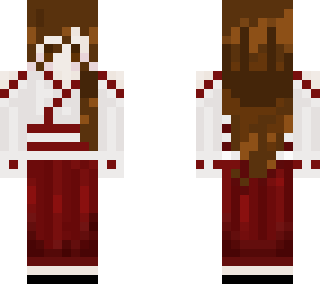 Nanami Momozono - hakama | Minecraft Skin
