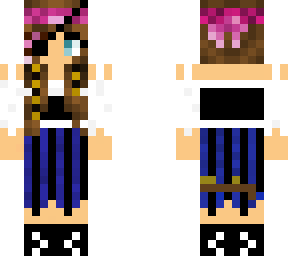 Pirate girl recolor from HeyItsJaye | Minecraft Skin