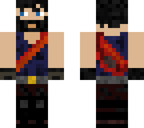 Rugged Beard-Man Survival Bag | Minecraft Skin