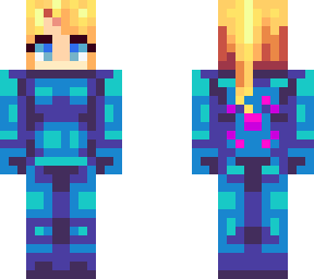 Samus Aran: Zero Suit | Minecraft Skin