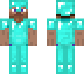 steve with diamond armour | Minecraft Skins