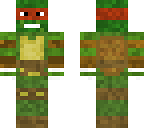 TNMT-teenage mutant ninja turtle-Raphael | Minecraft Skin