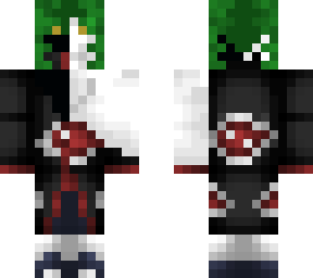 Zetsu Akatsuki | Minecraft Skin