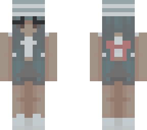 blue bucket hat | Minecraft Skin