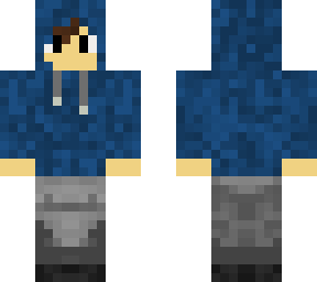 blue jacket skin | Minecraft Skin