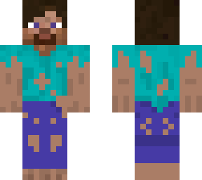 Castaway Steve | Minecraft Skin
