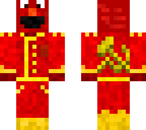 Communist Elmo | Minecraft Skin