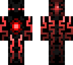Red Enderman | Minecraft Skins
