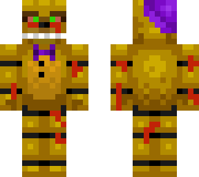 Springlocked fredbear | Minecraft Skin
