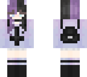 *~Pastel Goth girl~* | Minecraft Skin