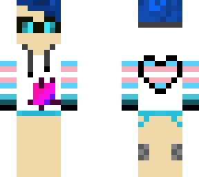 Transgender tenya iida | Minecraft Skin