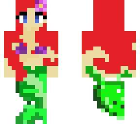 Ariel La sirenita Sking | Minecraft Skin