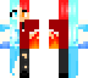 fire vs water | Minecraft Skins
