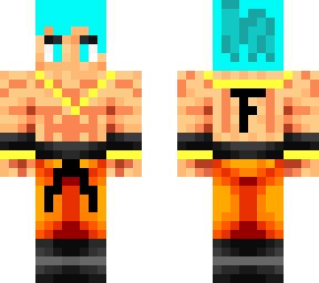 Goku Dios Blue | Minecraft Skin