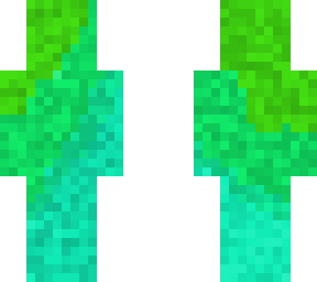 green to blue gradient | Minecraft Skin