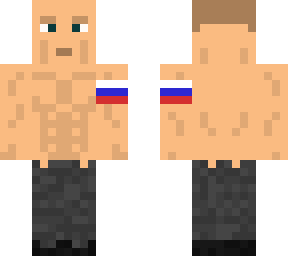 muscled putin | Minecraft Skin