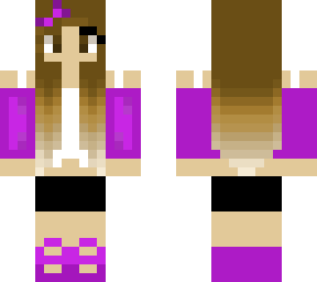 survival with lyna skin | Minecraft Skin