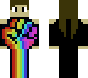 blm and pride month | Minecraft Skin