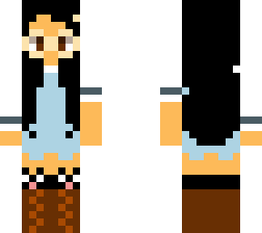 Blue Dress Overall | Minecraft Skin