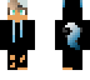 Blue wolf boy | Minecraft Skin