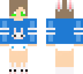 Cute baby bunny boy | Minecraft Skin