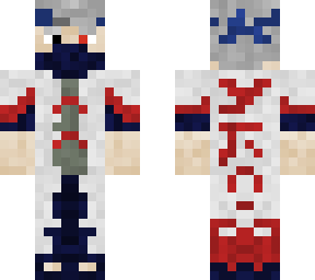 Kakashi hokage (version with sharingan) | Minecraft Skin