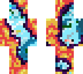 lava and water | Minecraft Skin