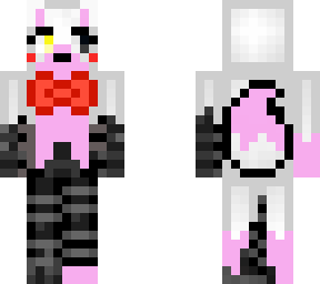 mangle pink fnaf funtime foxy bow | Minecraft Skins