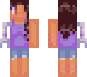 Bionic Arm Tan Girl | Minecraft Skin