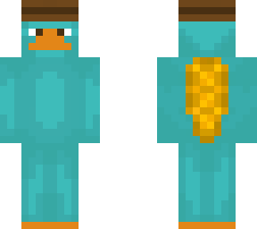Perry the platupus / Agent P | Minecraft Skin