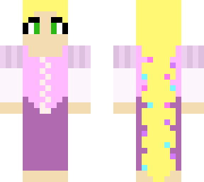 rapunzel enredados | Minecraft Skins