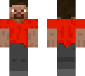 red steve | Minecraft Skin
