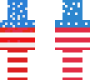 american flag | Minecraft Skin