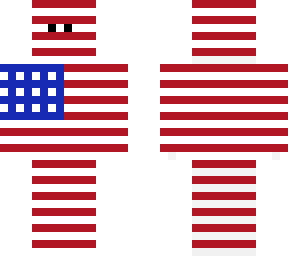 american flag donal trump | Minecraft Skins