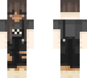 checkered girl | Minecraft Skin