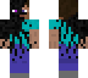 corrupted steve | Minecraft Skin