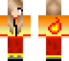 Fire Doge | Minecraft Skin