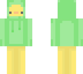 Hoodie Duck (Green Version) | Minecraft Skin