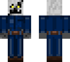 the white pumpkin (hurt) | Minecraft Skin