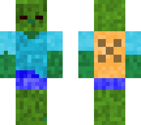 Zombie Cape with Headphones | Minecraft Skin