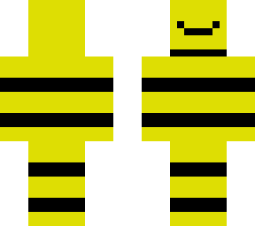 Bee Geometry dash (or just a normal bee) | Minecraft Skin