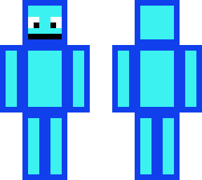 blue man | Minecraft Skin