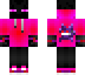 Cursed Pink Enderman | Minecraft Skin