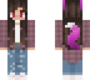 Cute werewolf girl | Minecraft Skin