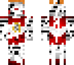 Exploded Circus Baby | Minecraft Skin