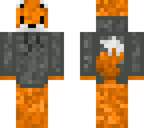 Fox Hoodie | Minecraft Skin