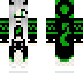 Green Devil Girl | Minecraft Skin