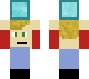 Me holding diamond block | Minecraft Skin