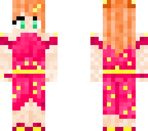 Pink dress | Minecraft Skin
